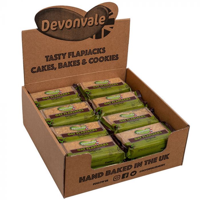 Devonvale Hand-Baked Luxury Oat Flapjacks - Original Flavour – SnacksUK